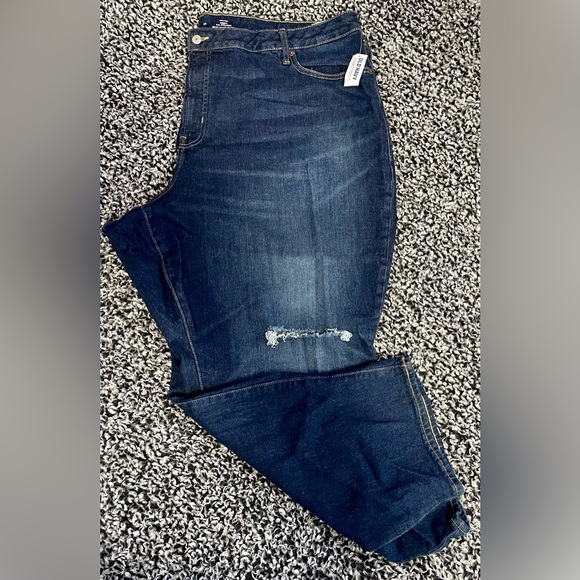 Old Navy | Jeans | Nwt Old Navy High Rise Curvy Og Straight Ripped ...